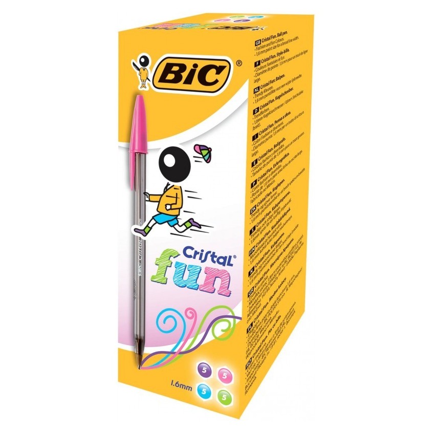 Bolígrafo Bic Fun Cristal Surtido - Envío gratis en 24/48 horas.